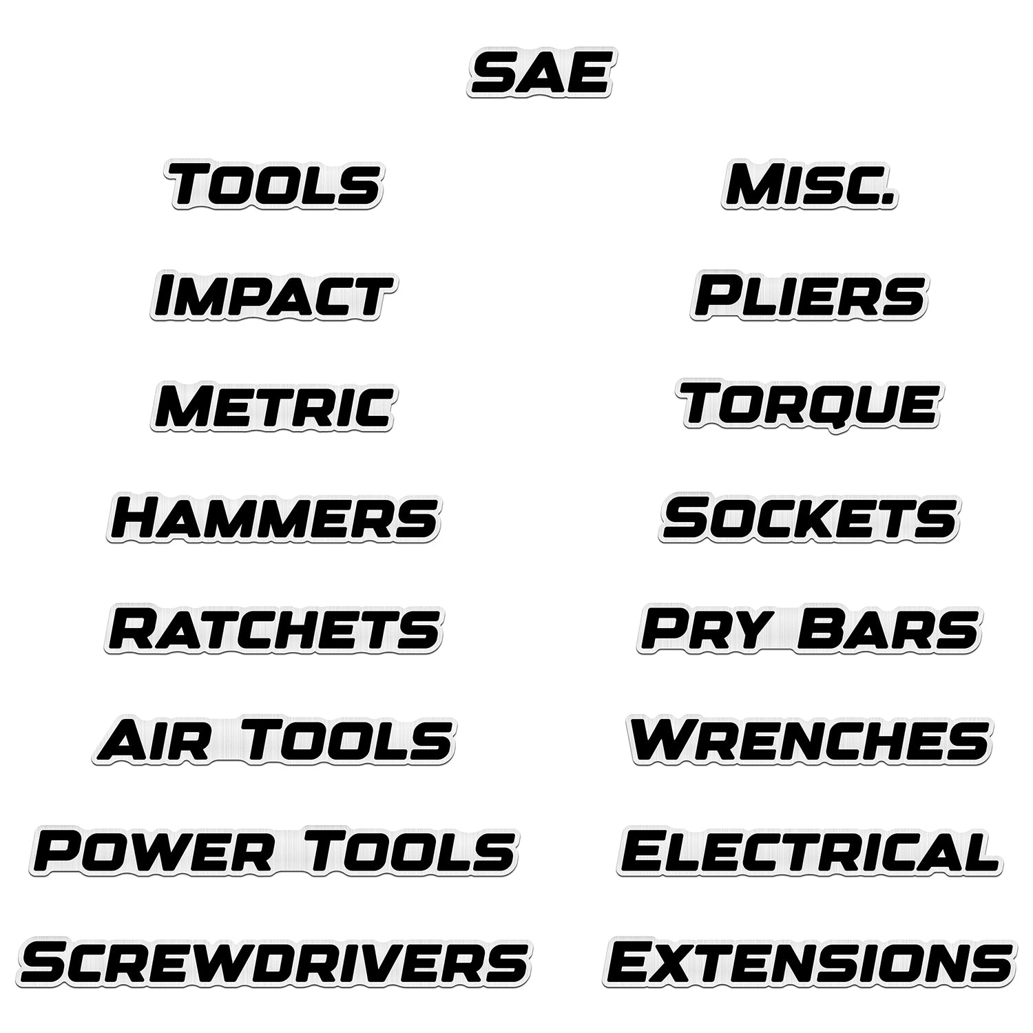 Premium Aluminum Magnetic Toolbox Emblems Olsa Tools Premium Aluminum Magnetic Toolbox Emblems Olsa Tools