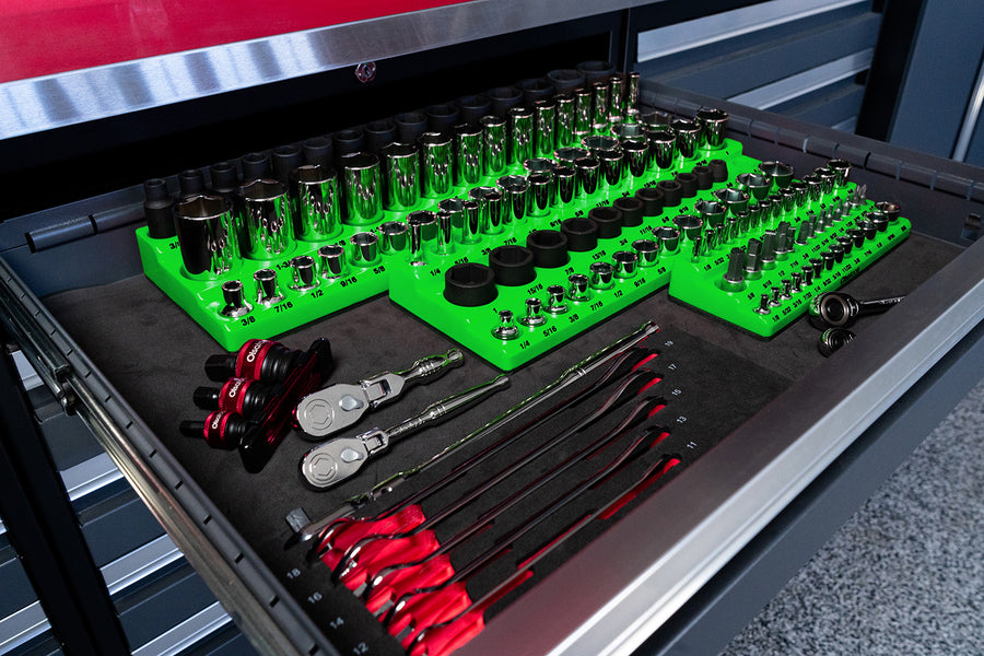 3-Row Magnetic Socket Holder | Designed in Canada | Olsa Tools