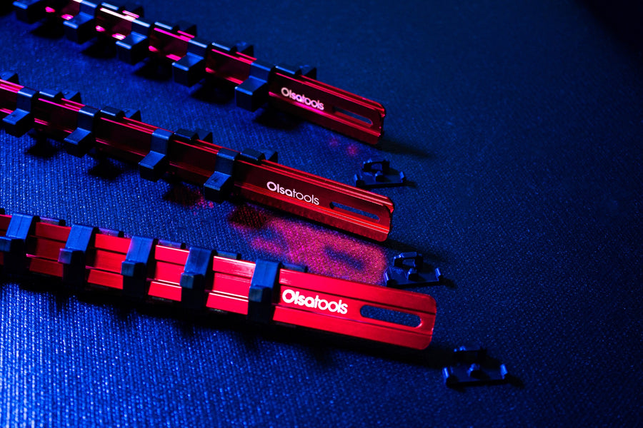 Aluminum Socket Organizer Rails with Locking End Caps – Olsa Tools