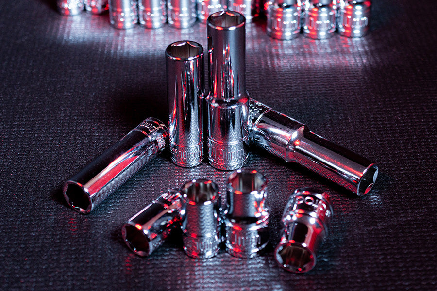 100-piece 10 mm Chrome Socket Set | Olsa Tools