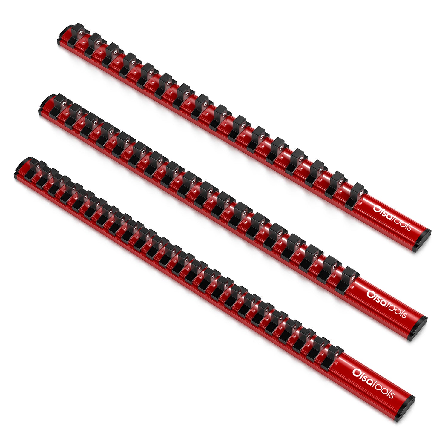 Professional-Grade Magnetic Socket Organizer Rail | Olsa Tools