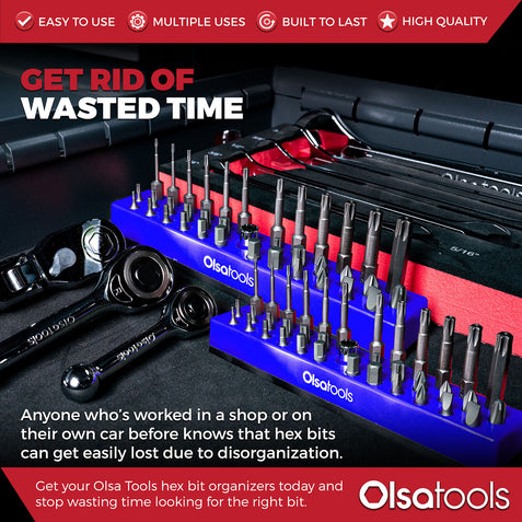 Hex Bit Organizer | Hex Bit Storage | Olsa Tools | Olsa Tools
