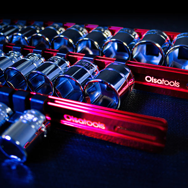 Aluminum Socket Rails | Best Socket Organizer | Olsa Tools