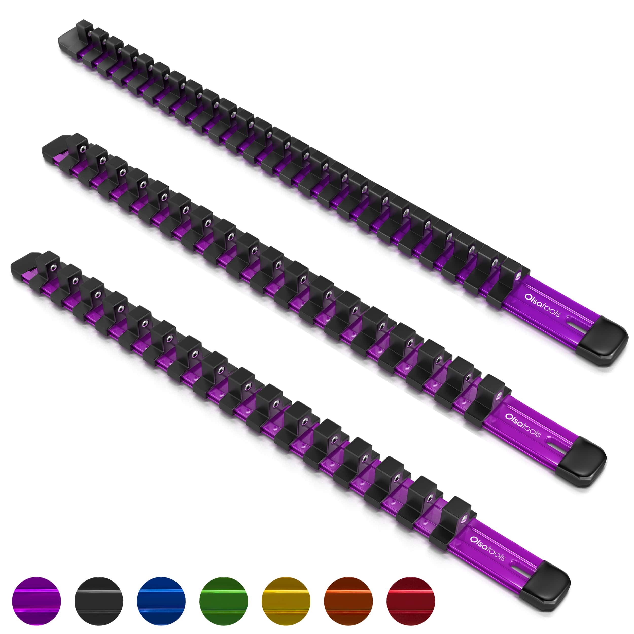 Aluminum Socket Rails | Best Socket Organizer | Olsa Tools | Olsa Tools