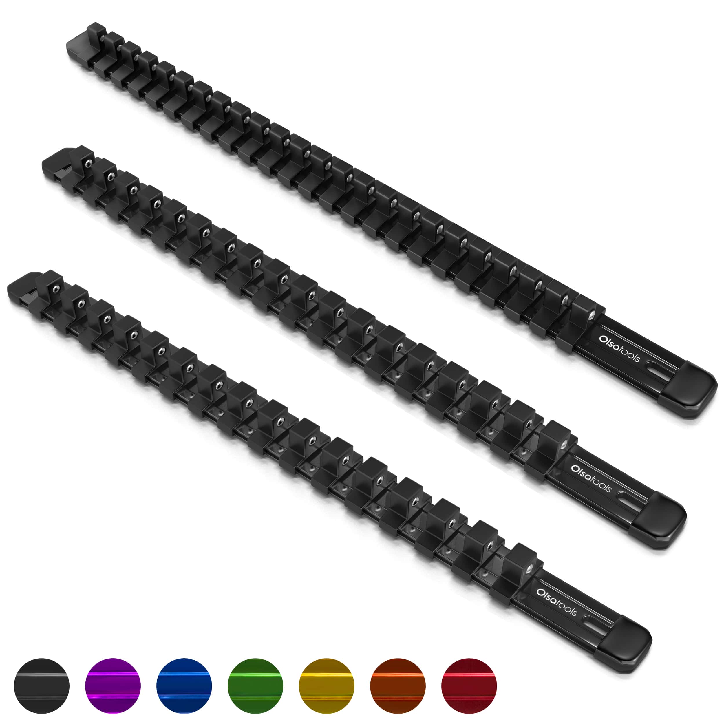 Aluminum Socket Rails | Best Socket Organizer | Olsa Tools | Olsa Tools