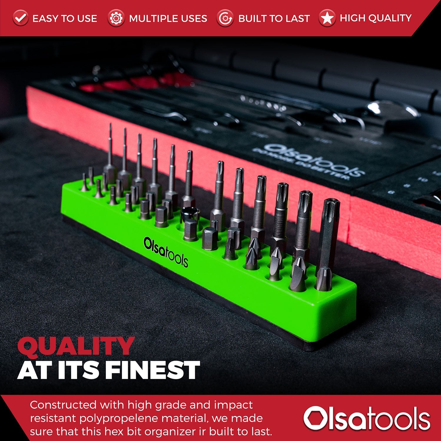Hex Bit Organizer | Hex Bit Storage | Olsa Tools | Olsa Tools