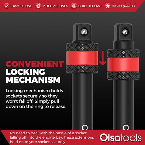 Olsa Tools | Locking Impact Socket Extension | Olsa Tools
