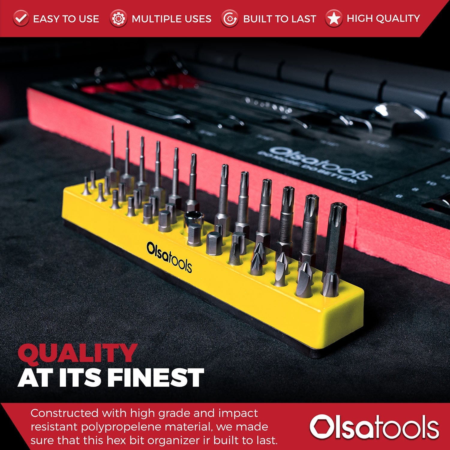 Hex Bit Organizer | Hex Bit Storage | Olsa Tools | Olsa Tools