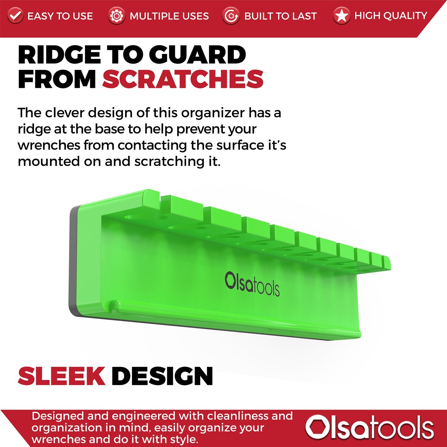 Wrench Organizer | Magnetic Wrench Holder | Olsa Tools | Olsa Tools