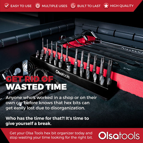 Hex Bit Organizer | Hex Bit Storage | Olsa Tools | Olsa Tools