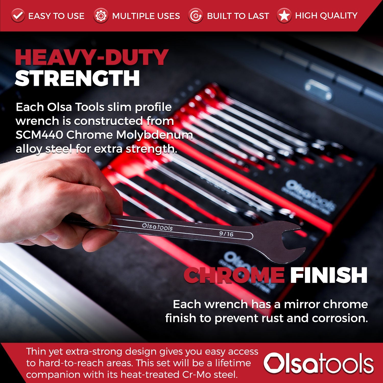 Slim Profile Wrench Set | Olsa Tools | Olsa Tools