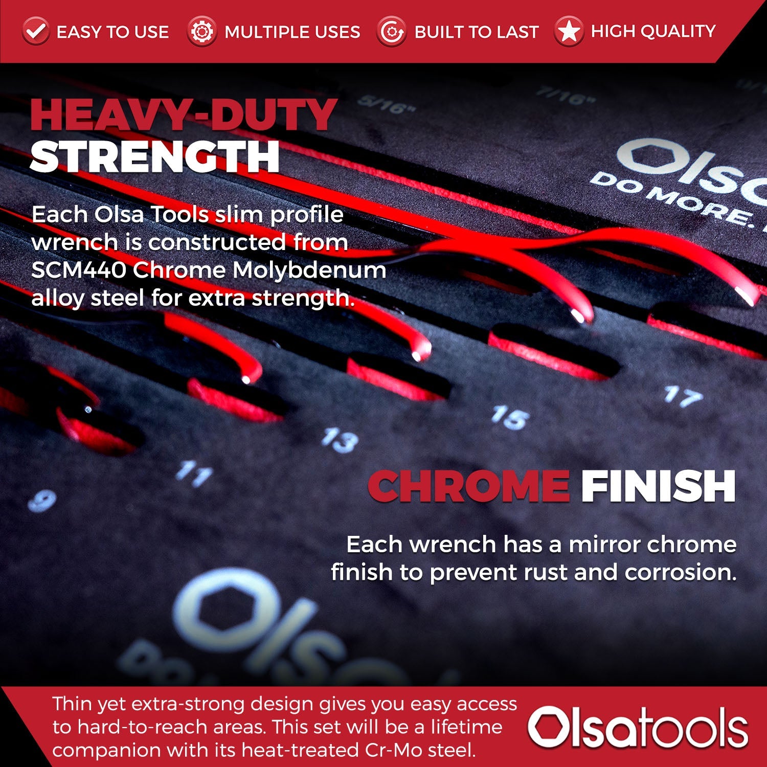 Slim Profile Wrench Set | Olsa Tools | Olsa Tools