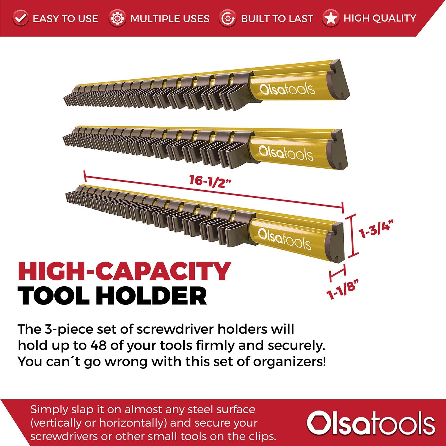 Screwdriver Organizer | Screwdriver Holder | Olsa Tools | Olsa Tools